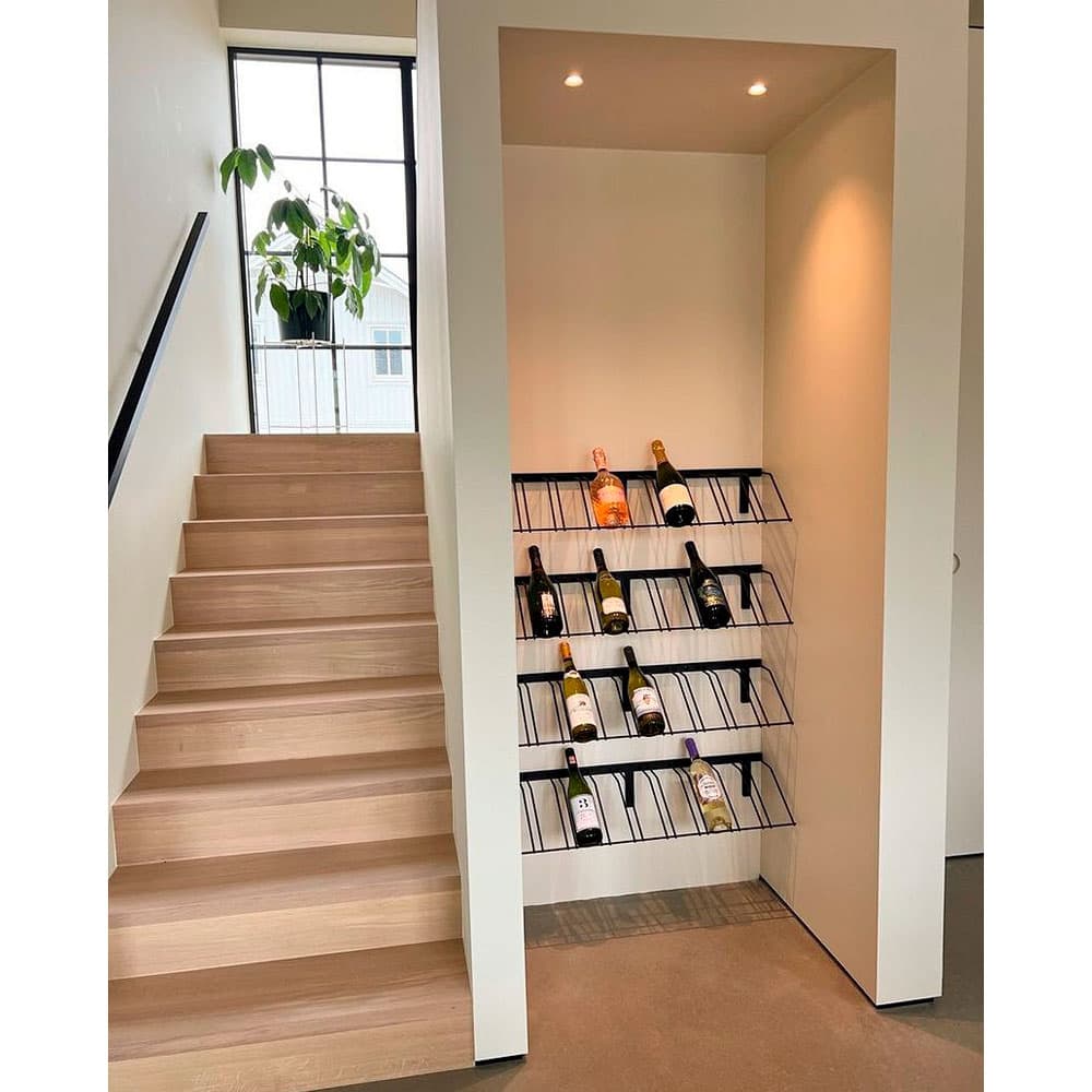 Vino Wall Rack - Vinreoler i metal | Wineandbarrels | Wineandbarrels